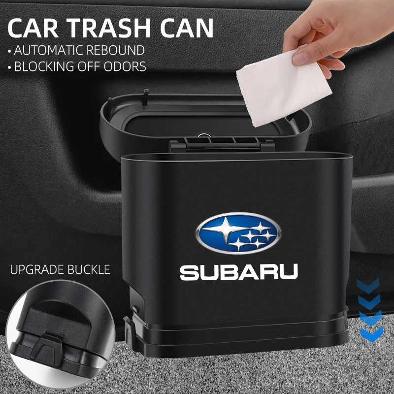 Cubo-de-basura-para-coche-caja-de-almacenamiento-para-Subaru-Impreza ...