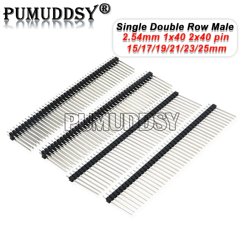 40-Pin-1x40-2x40-Single-Double-Row-Male-Breakable-Pin-Header-Connector ...