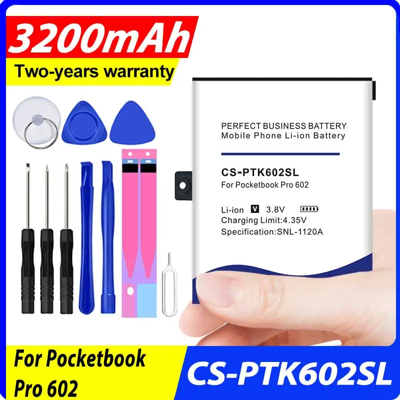 New-3200mAh-CS-PTK602SL-Battery-for-Pocketbook-Pro-602-603-612-902-903 ...