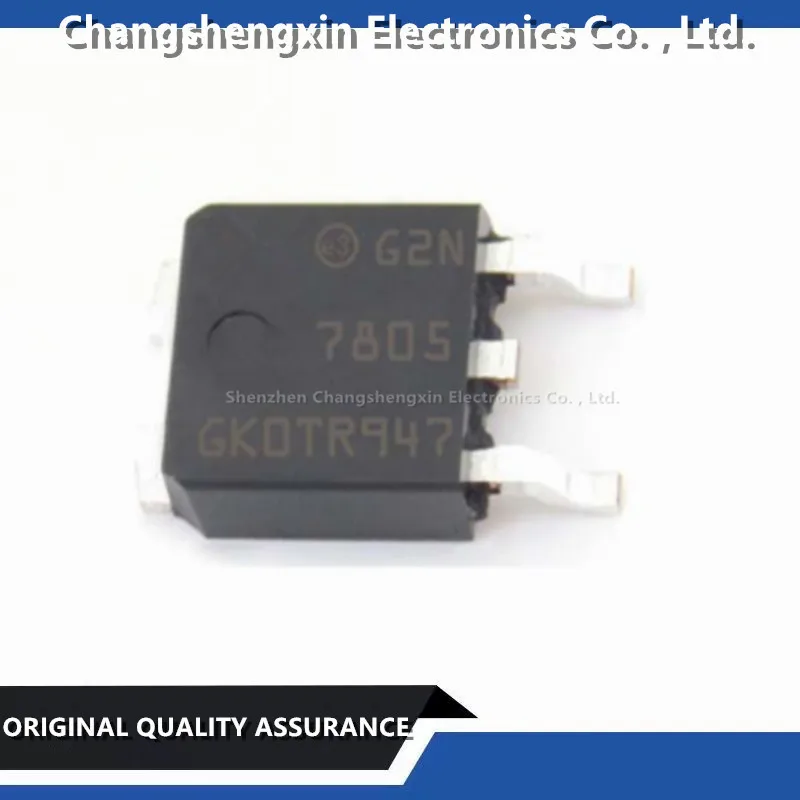 10PCS-L7805ABD2T-TR-L7805AB2T-three-terminal-voltage-regulator-TO-263 ...
