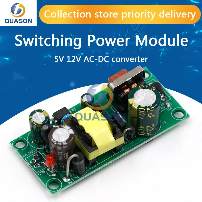 5V 2A 12V 1A 10W AC-DC Switching Power Module Isolated Power 220V to 5V ...