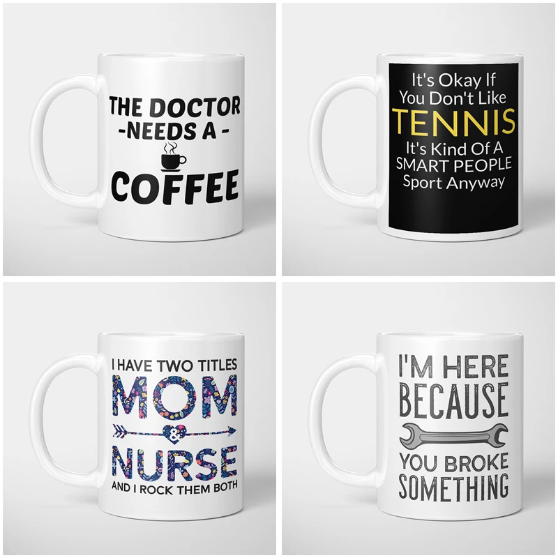 Custom interesting slogans funny coffee cups Ceramic cups creative cups ...