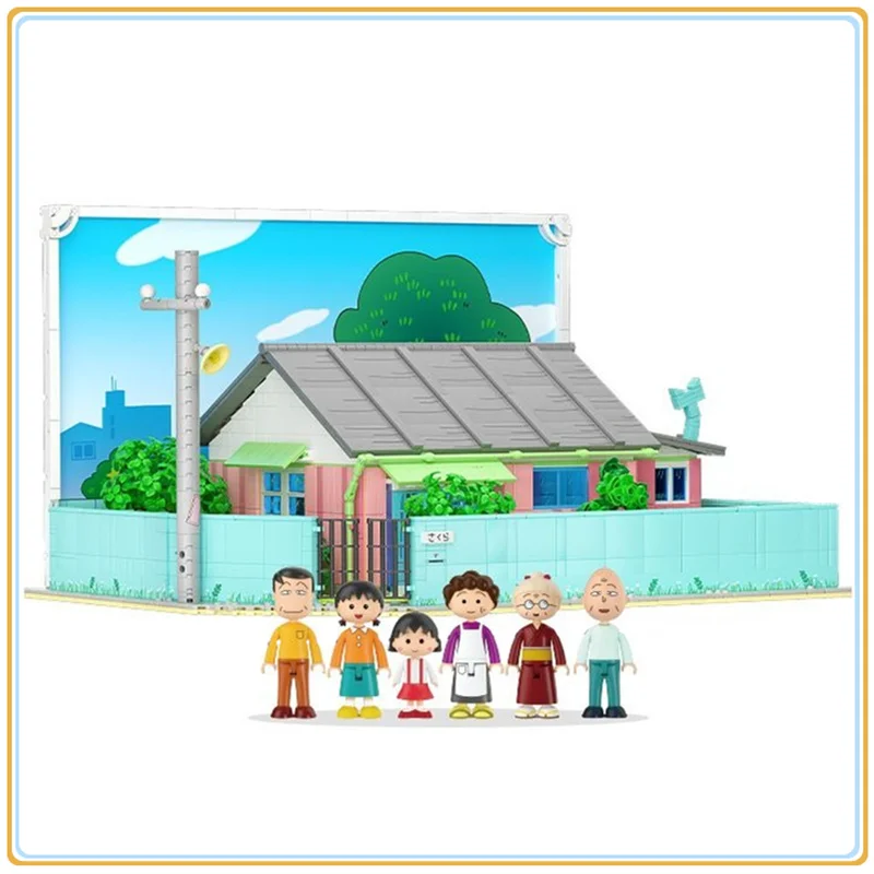 Anime-Chibi-Maruko-chan-Building-Blocks-Big-House-Decoration-Puzzle ...