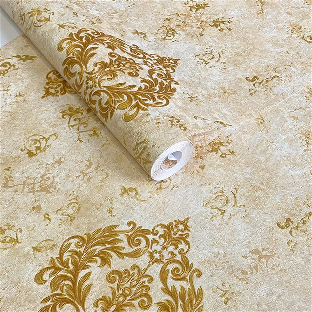Vintage-European-3D-Floral-Wall-Papers-Home-Decor-Pvc-Damascus ...