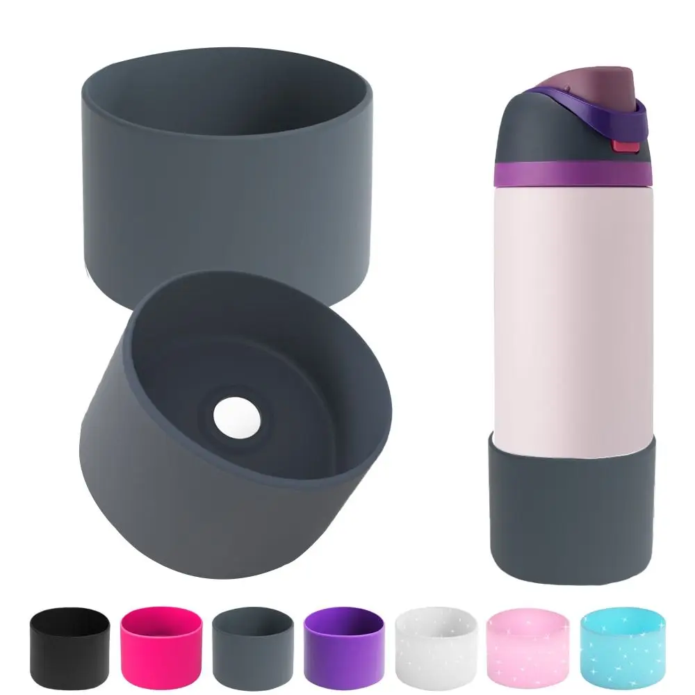Water Bottle Boot Silicone Cup Protective Sleeve Cushion Anti-Slip ...