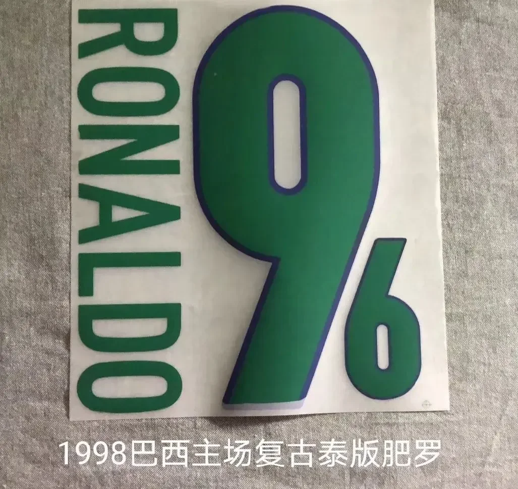 Super-A-Vinyl-material-Retro-1998-ronaldo-Name-and-number-Hot-stamping ...