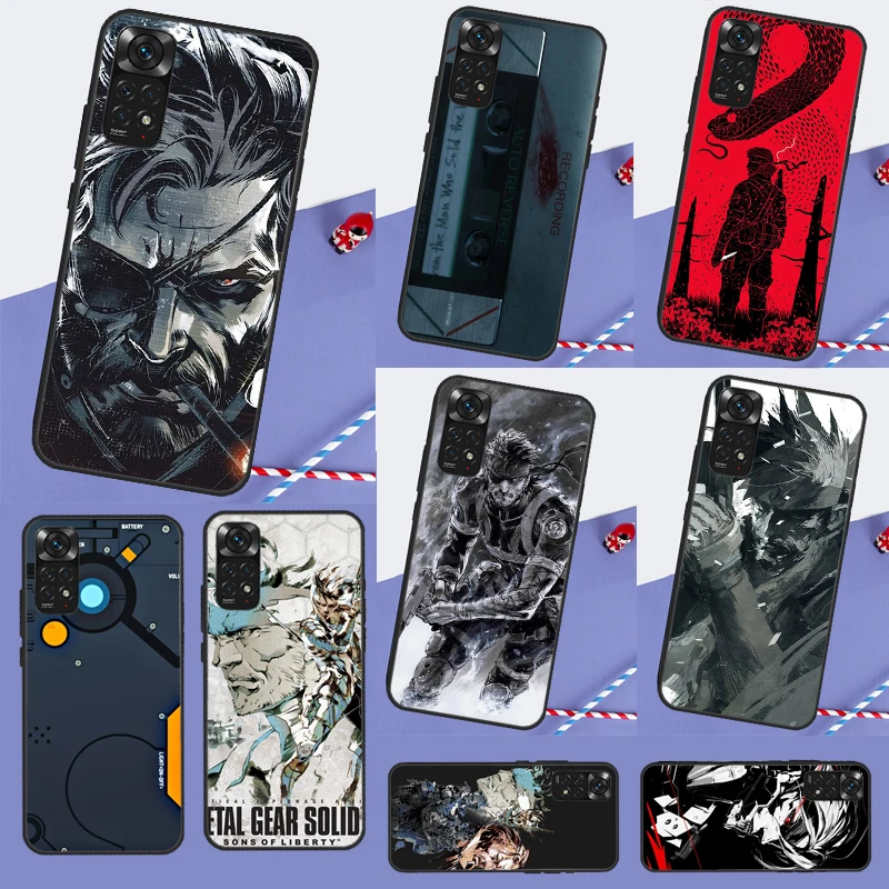 Game-Metal-Gear-Solid-Case-para-Xiaomi-Capa-Traseira-Redmi-Note-12-11 ...