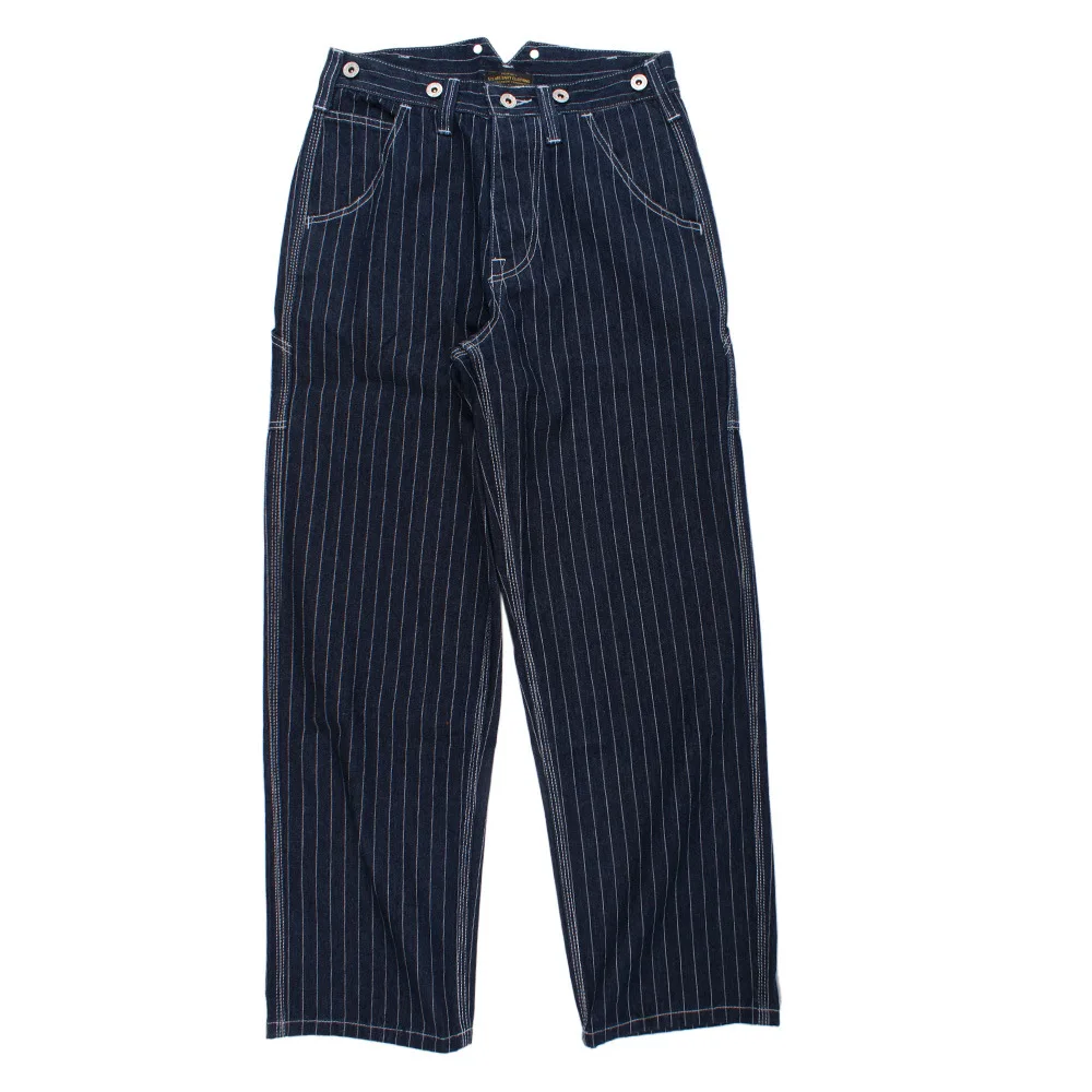 Men-s-Wide-Leg-Striped-Jeans-Loose-Railroad-cargo-Pants-Locomotive-Bib ...