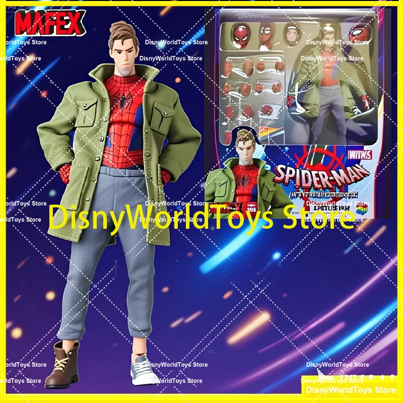 100% original MAFEX 109 SPIDER-MAN em estoque anime coleção de figuras ...