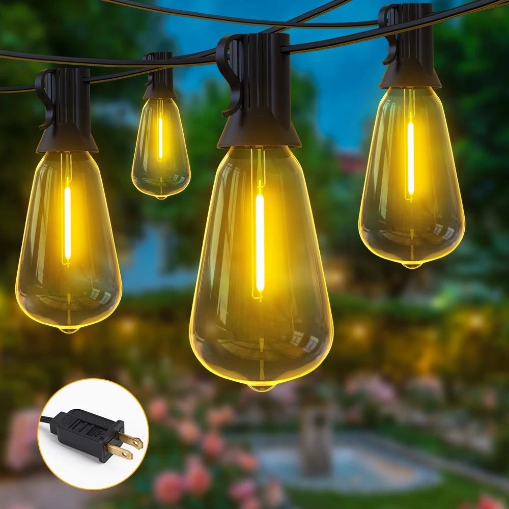 ST38-LED-String-Light-50FT-100FT-IP65-Festoon-Outdoor-Light-Garden-Cafe ...