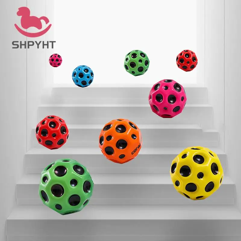 Useful-Hole-Ball-Soft-Bouncy-Ball-Anti-fall-Moon-Shape-Porous-Bouncy ...