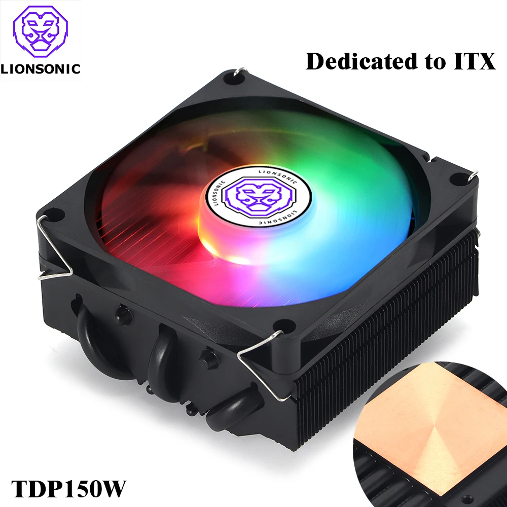 5-Heat-Pipes-Reflow-Welding-Cpu-Cooler-Push-down-53mm-Heat-Sink-For ...