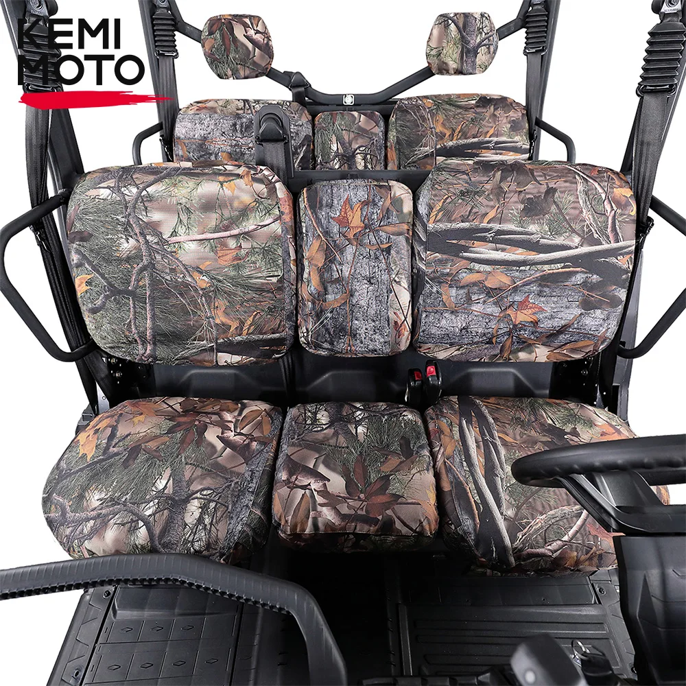 KEMIMOTO-UTV-Black-Camo-Seat-Cover-w-Headrest-Cover-1680D-Waterproof ...