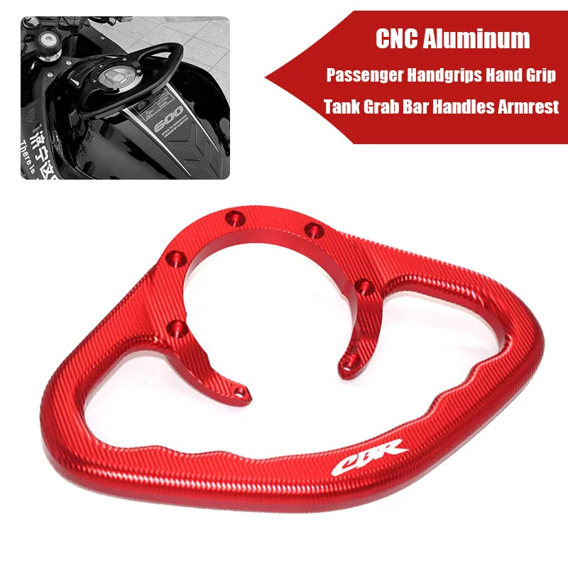 Motorcycle Passenger Handgrips Hand Grip Tank Grab Bar Handles Armrest ...