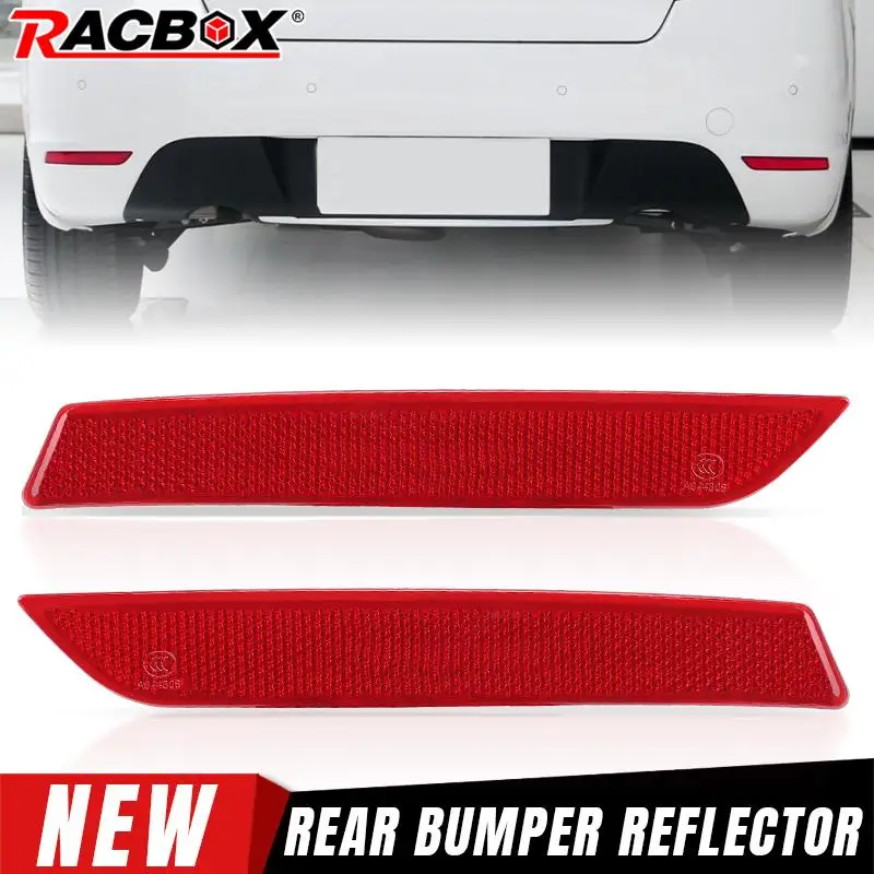 2x Car Rear Bumper Reflector Light Red For Peugeot 508 2011 2012 2013 ...