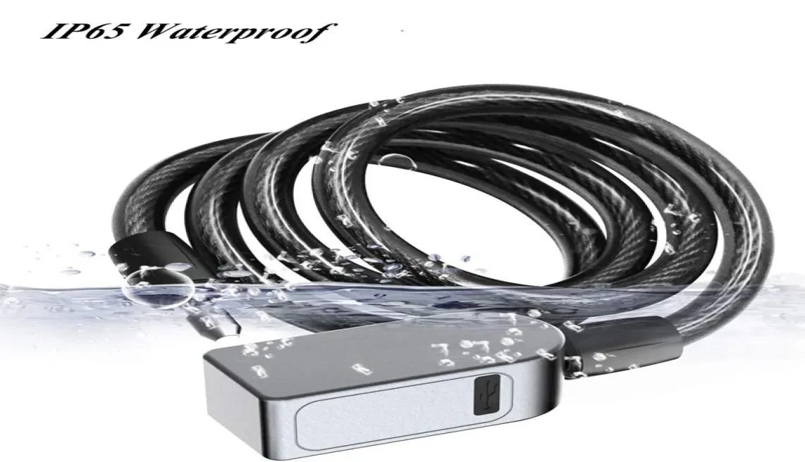 Fingerprint-Bicycle-Lock-Smart-Antithief-Bike-Lock-Keyless-USB-Charge ...