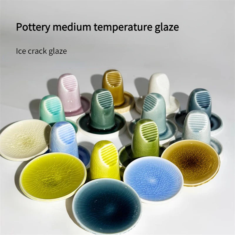 300ml Crackle Glaze Ceramic Glaze Pottery Open Flake Ice Crackle Glaze ...