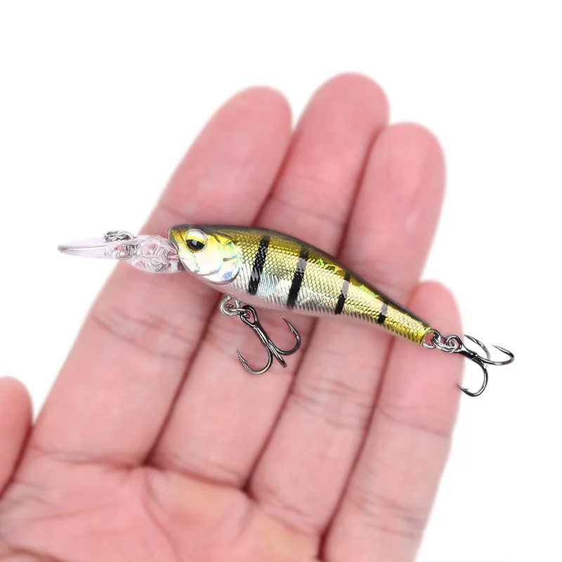 Nuovo 1 pz che affonda lentamente Minnow Fishing Lure 5cm 3.9g ...