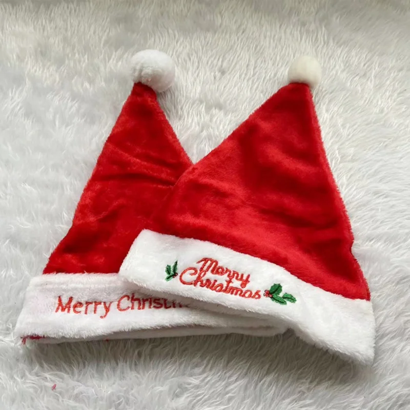 Santa-Hat-for-Kid-Boys-Girls-Christmas-Hat-Letter-Embroidery-Xmas ...
