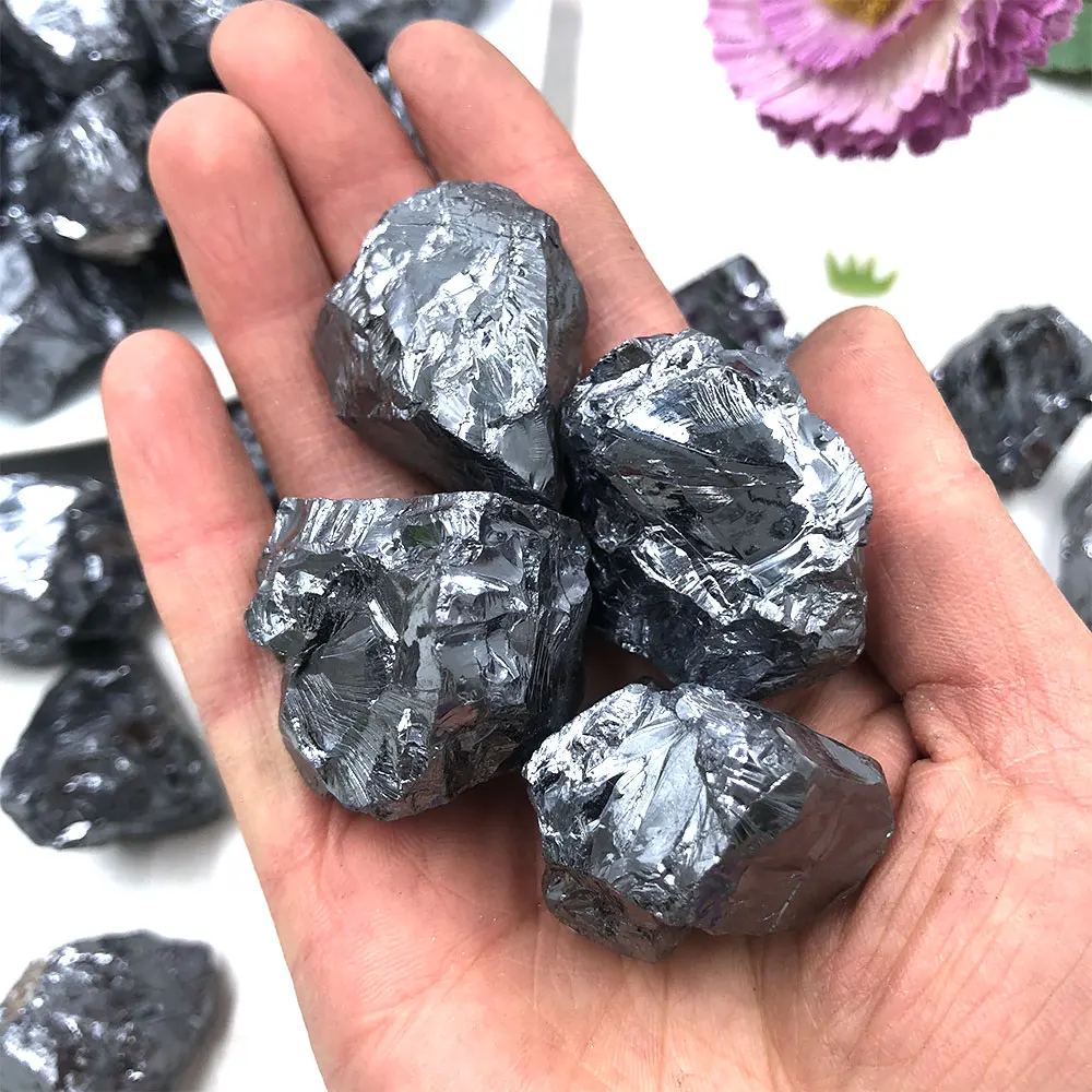 100g Bulk Lot Natural Terahertz Raw Stone Rough Quartz Crystal Reiki ...