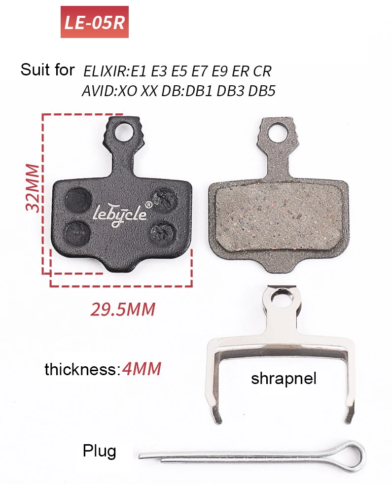 25 Pair/Set Optimize Your Ride: Resin E-Bike Brake Pads For Enhanced ...