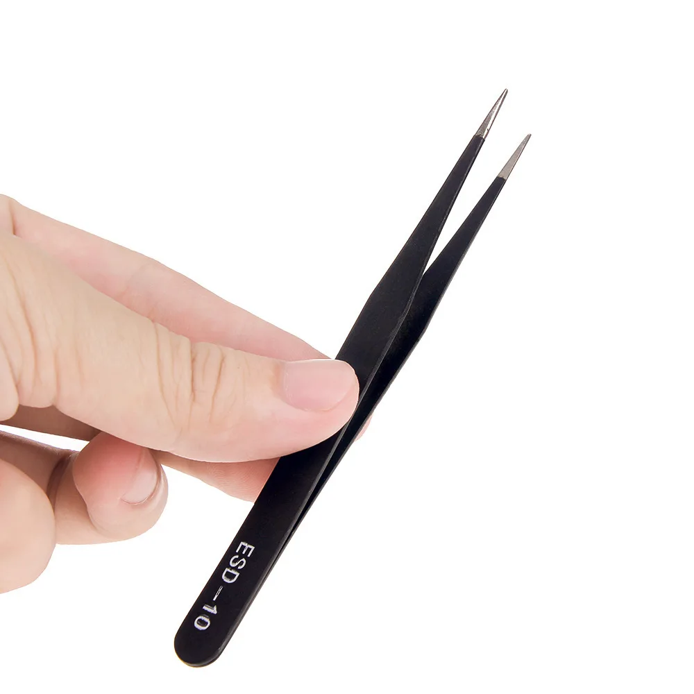 6PCS-Precision-Tweezers-Set-ESD-Anti-Static-Stainless-Steel-Tweezers ...