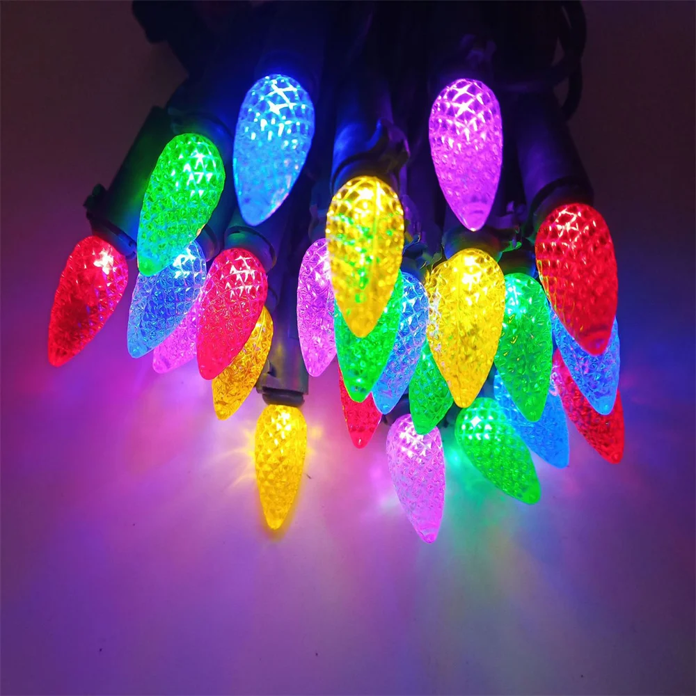 50-100-C6-Strawberry-Bulbs-Fairy-Light-Outdoor-Christmas-Tree-String ...