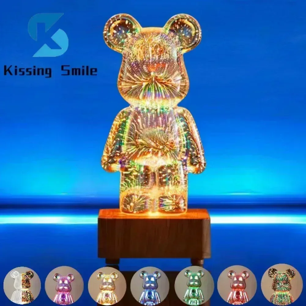 LED-3D-Bear-Firework-Night-Light-USB-Projector-Lamp-Color-Changeable ...