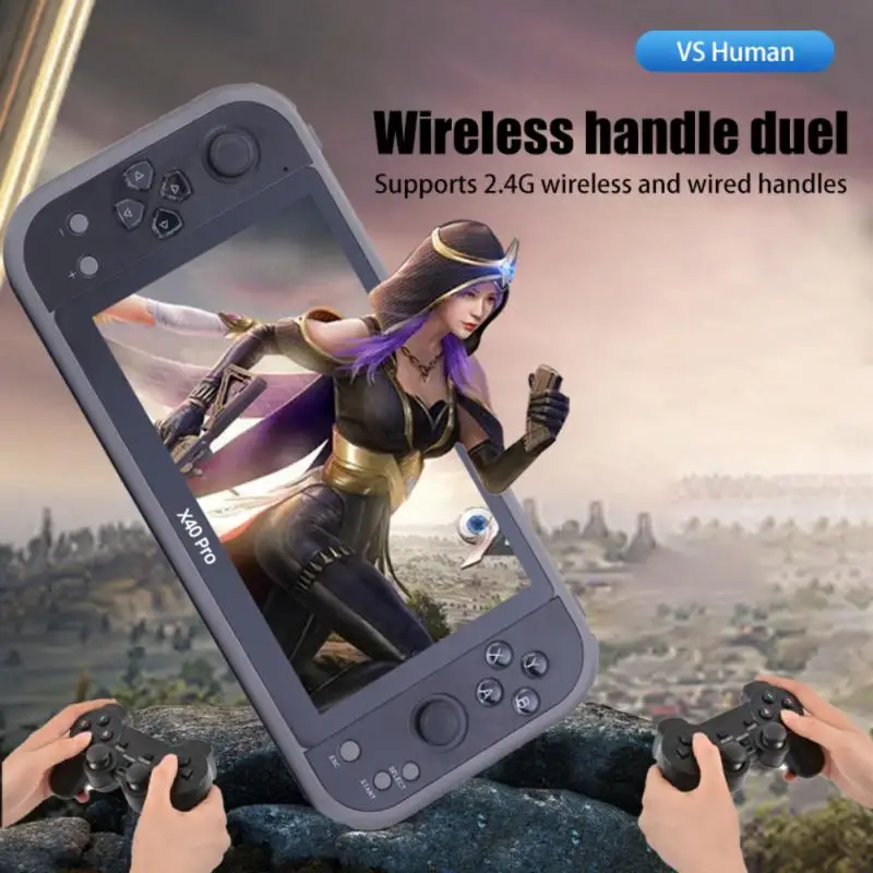 Jual X40 Pro Video Game Console Built-in 10000 Games Support Wireless ...