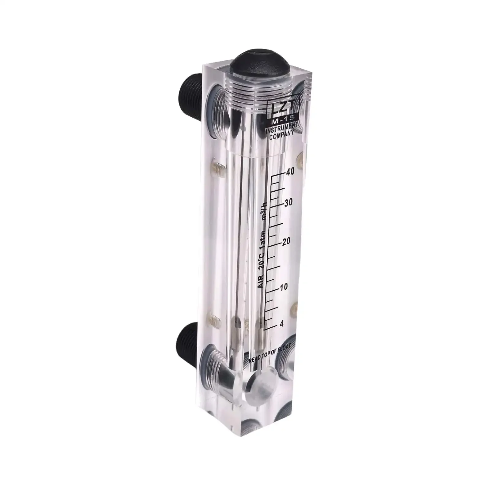 Ranges 0.1-40LPH 10-720 LPM PMMA Gas Flowmeter Air Flow Meter Rotameter ...