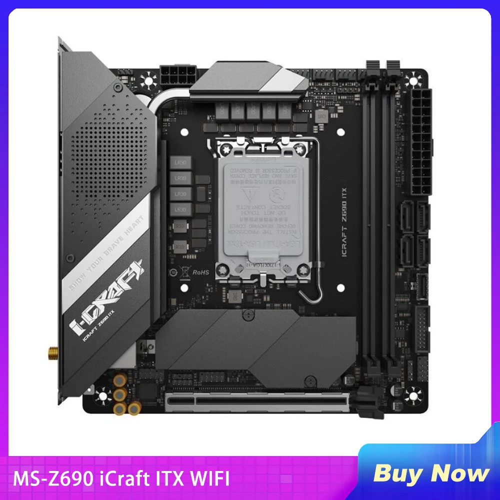 New-MS-Z690-iCraft-ITX-WIFI-For-MAXSUN-Motherboard-LGA-1700-2-DDR5-DIMM ...