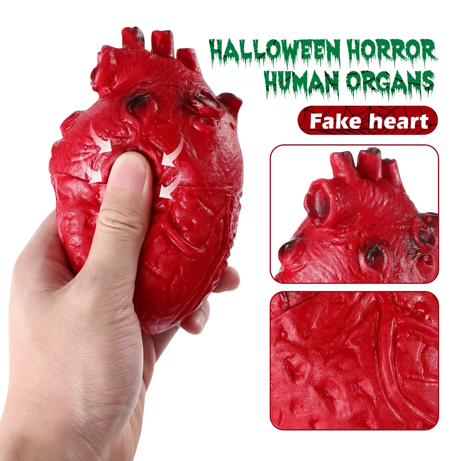 Halloween-Heart-Prop-Bodyprops-Parts-Scary-Fakeparty-Simulation ...
