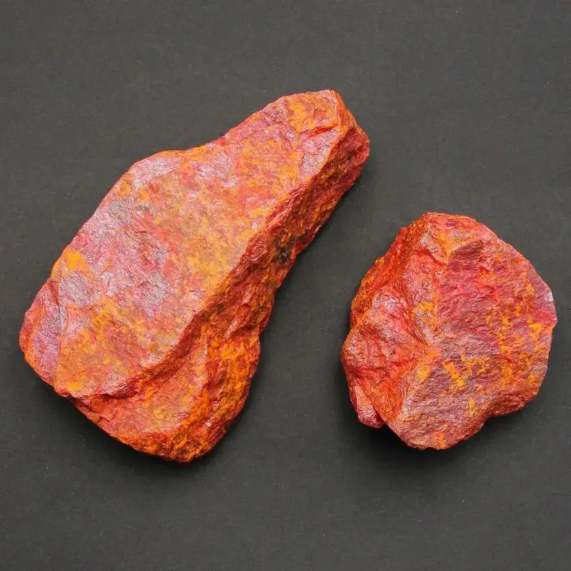 Natural Stone Ornaments Realgar Mineral Crystal Gynoecious Ore Specimen ...