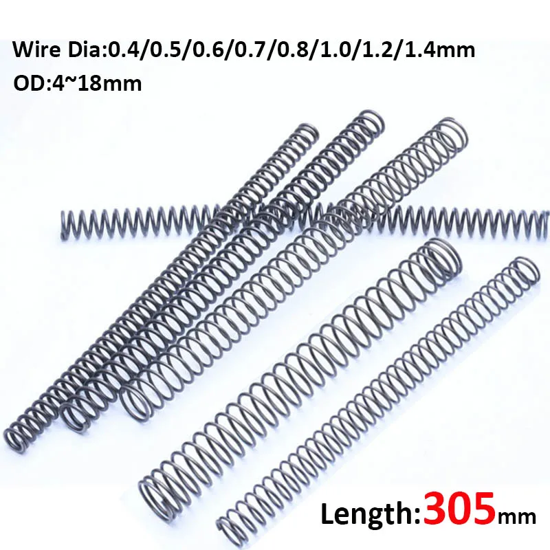 305mm-Long-Pressure-Spring-Y-type-Compression-Black-Spring-Steel ...