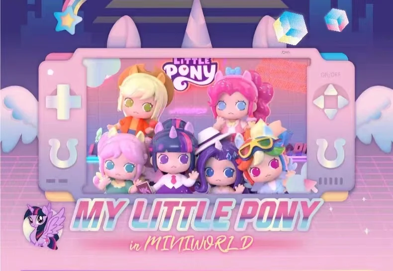 Mini-world-girl-group-My-Little-Pony-blind-box-adornos-est-ticos-de ...