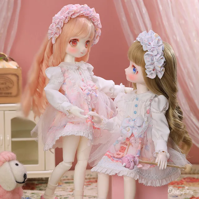 New Design BJD Heart 1/6 Red Queen Styling Anime Doll With Red Hair And ...