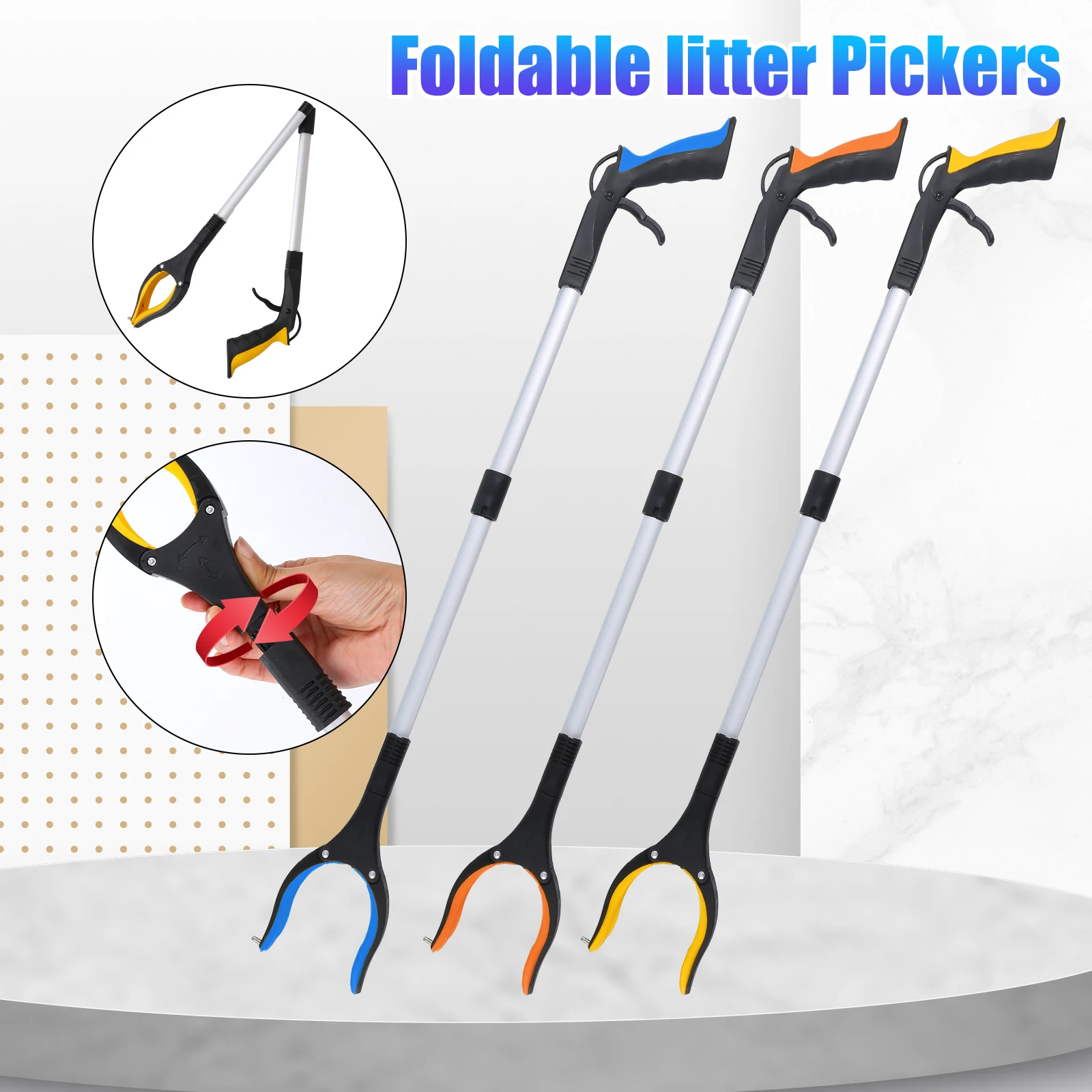 Foldable-Garbage-Picker-Gripper-With-360-Trash-clip-32-Inch-Lightweight ...