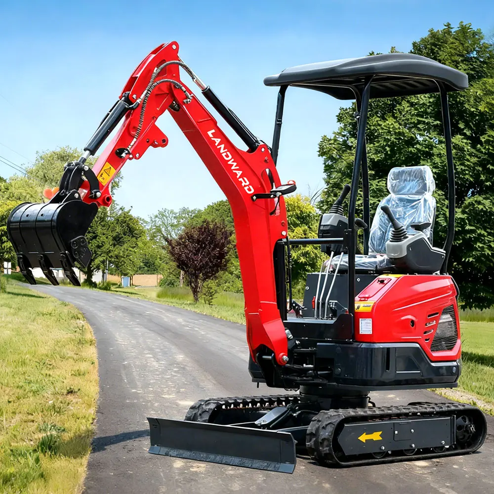 EPA Euro 5 Farm Mini Excavator 2 ton Hydraulic Tracked Mini Bagger ...