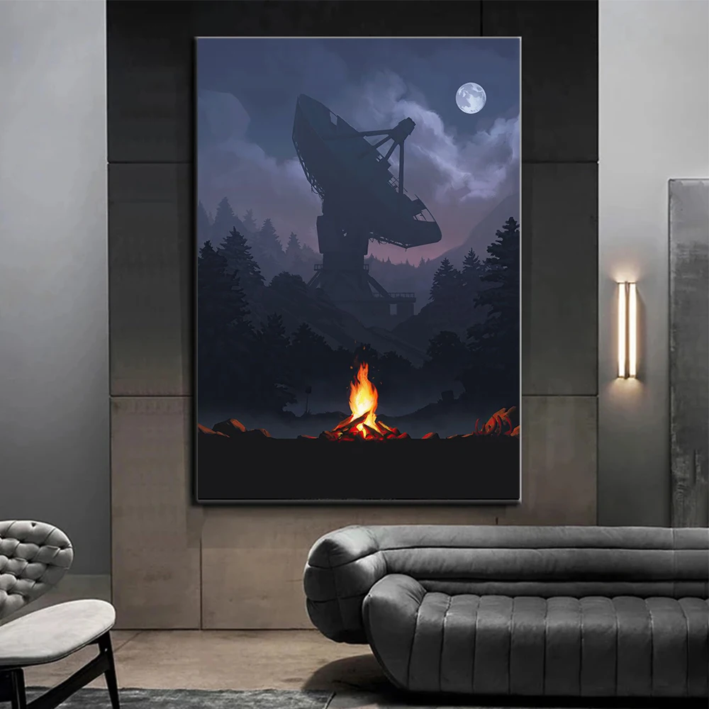 Modern RUST Survival Game Scientist HD Canvas Painting Wall Art Poster ...