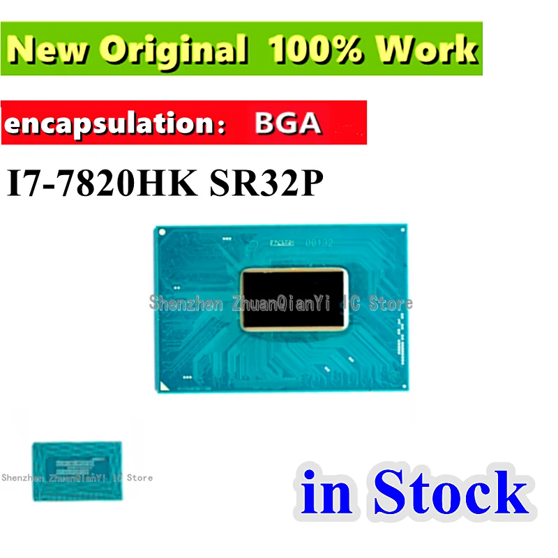 I7-7820HK SR32P I7 7820HK, Cpu, Chipset BGA, I7-7820, novedad, 100%
