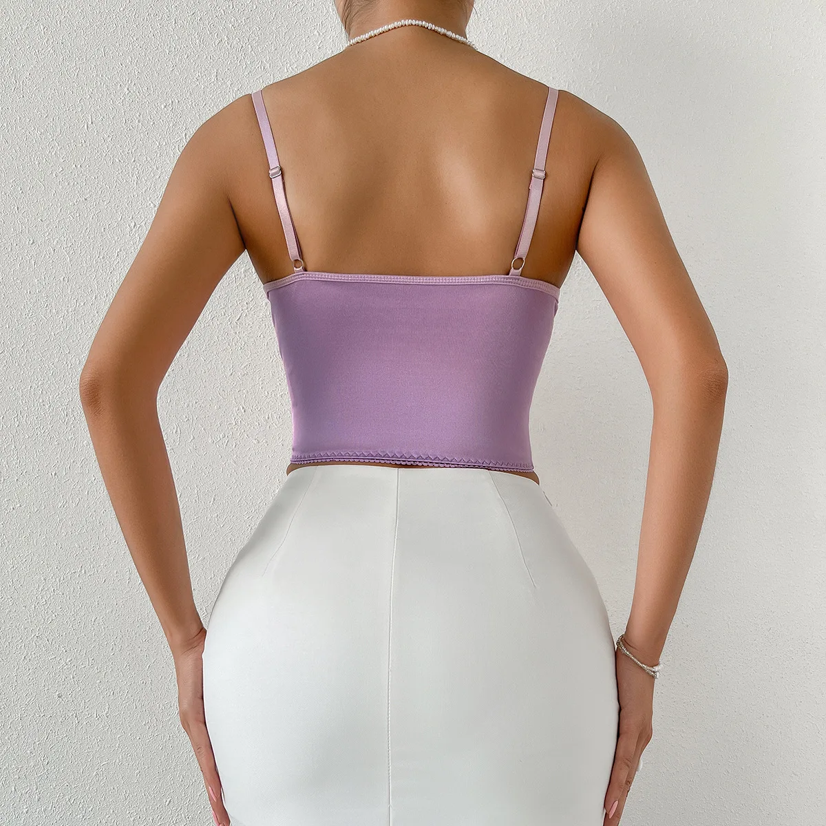 Corset sexy pour femmes,bustier,haut court,sous le buste,lingerie,soutien-gorge- K0319-rose red ...