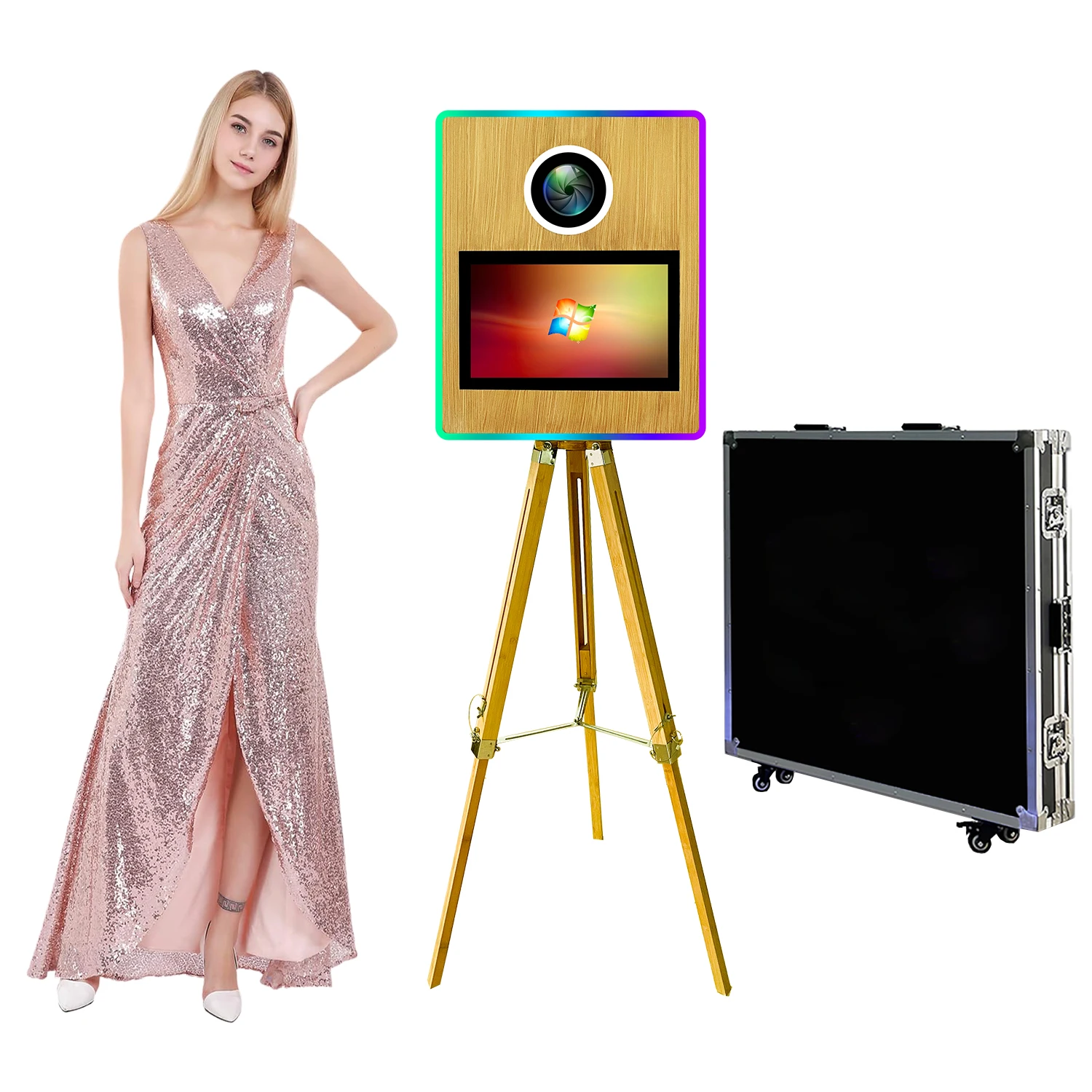 Portable-Camera-Photo-Booth-with-15-6-inch-Touch-Screen-Selfie ...