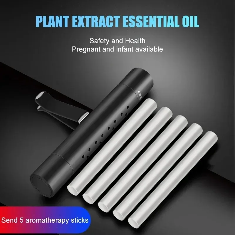 New Car Fragrance Custom Vent Clip Cylindrical Essential Oil Car ...