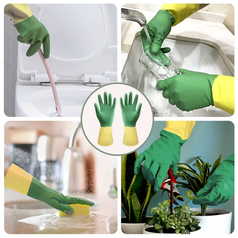 Rubber Cleaning Gloves