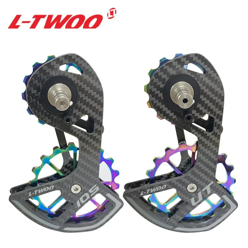 LTWOO Bicycle Ceramic Bearing Carbon Fiber Pulley Wheel Set Rear ...