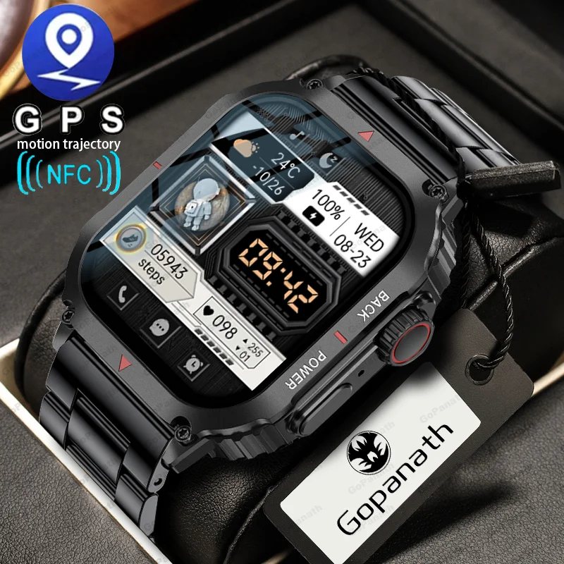 Reloj-inteligente-con-GPS-para-hombre-Smartwatch-deportivo-con ...