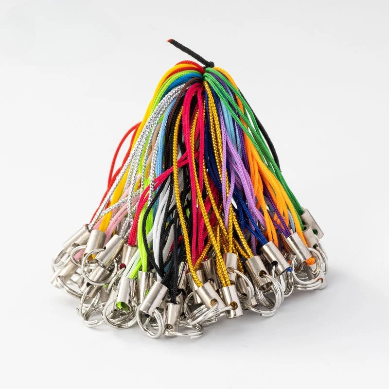 50-100Pcs-Polyester-Lanyard-Lariat-Strap-Cords-Rope-Keychain-Hooks ...