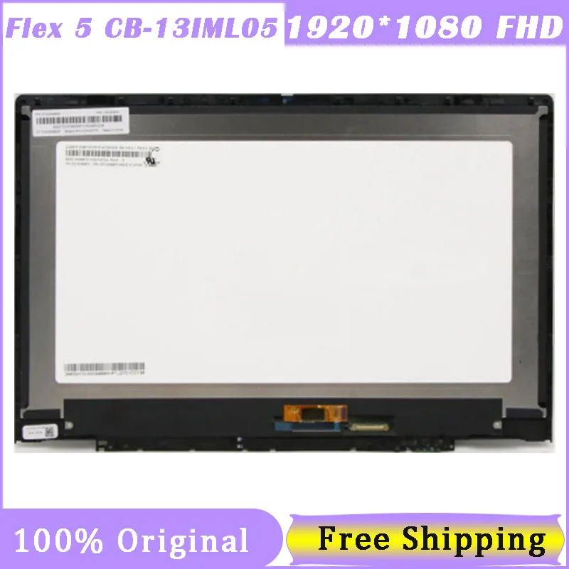 Pantalla táctil LCD de 13,3 pulgadas para móvil, montaje de digitalizador táctil, 1920x1080, FHD ...