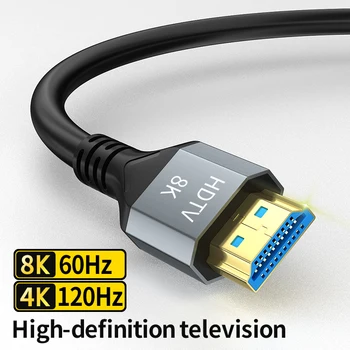 Cable 8K HDMI 2,1 4K @ 120Hz 8K @ 60Hz 48Gbps EARC ARC HDCP Ultra alta ...