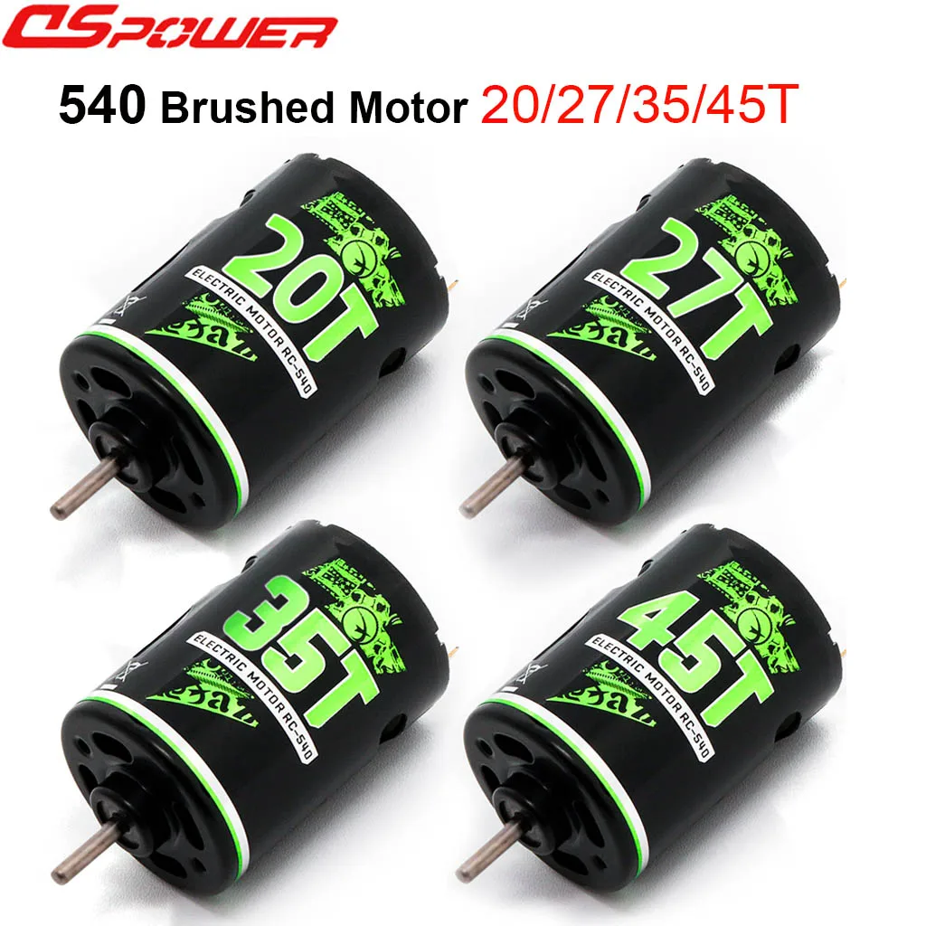 Dspower-540-Motor-cepillado-20-45T-540-impermeable-para-1-10-RC-Crawler ...